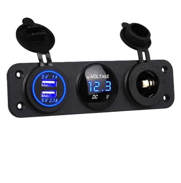 Quality Reliable Dual QC2.0 15W USB Car Charger With Real Time Voltage Monitoring for sale
