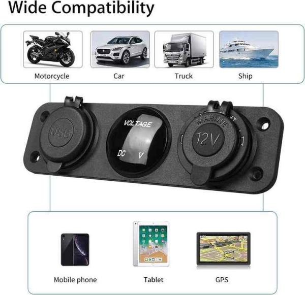 Quality Reliable Dual QC2.0 15W USB Car Charger With Real Time Voltage Monitoring for sale