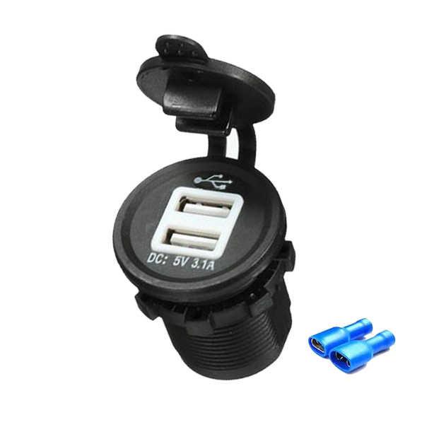 Quality New 5V 3.1A Dual USB Socket Charger Adapter Mobile Phone Power Outlet for sale