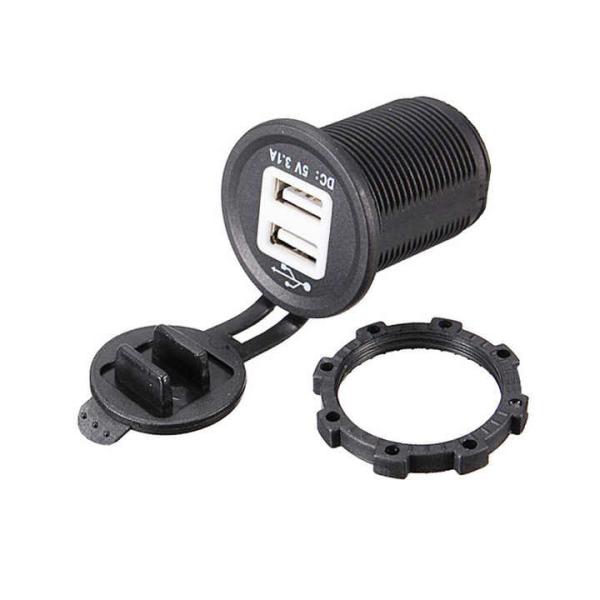 Quality New 5V 3.1A Dual USB Socket Charger Adapter Mobile Phone Power Outlet for sale