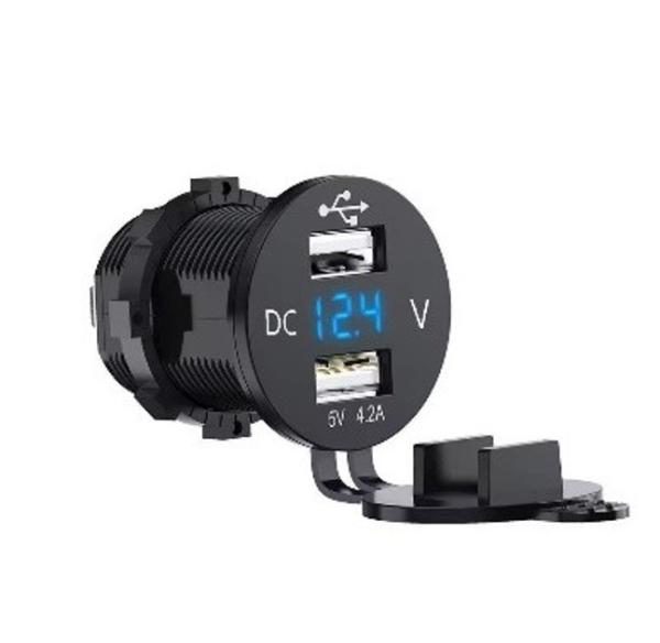 Quality 2 Pins Socket Standard and 12-24V DC Input USB Car Charger Type C Car Charger for sale