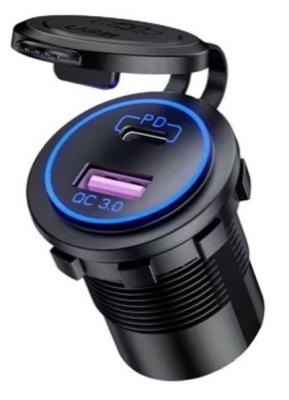 China ABS PC Feuerfestes Material USB-Autoladegerät: Die ultimative Lösung für Ihre Ladebedürfnisse im Auto zu verkaufen