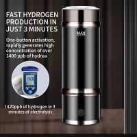 China 350ml Portable Hydrogen Inhaler Smart Hydrogen Water Bottle for sale