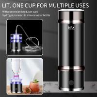 China 350ml Portable Hydrogen Inhaler Smart Hydrogen Water Bottle for sale