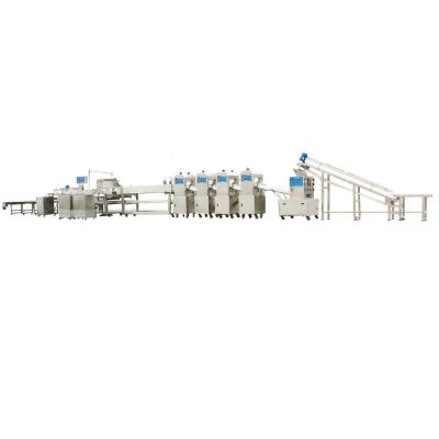 China Laminated Dough Bun Flaky Bread Making Machine Automatic Layed for sale