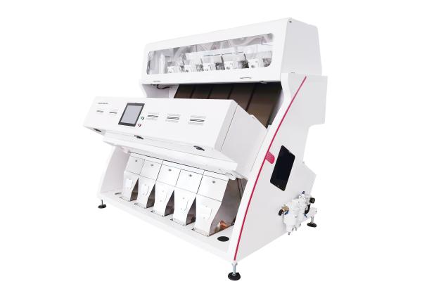 high sorting accuracy 5 chute  Color Sorter Machine for maize/corn/ wheat/rice /beans/grains product line