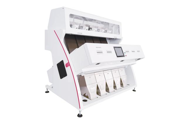 high sorting accuracy 5 chute  Color Sorter Machine for maize/corn/ wheat/rice /beans/grains product line