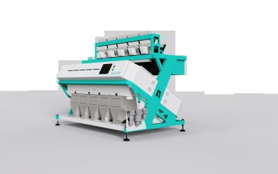 China high sorting accuracy 5 chute  Color Sorter Machine for maize/corn/ wheat/rice /beans/grains product line for sale