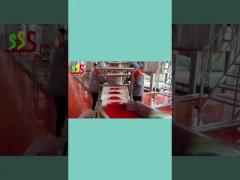 De Productielijn van de fruitpuree voor het Fruit Juice Making van de HUISDIERENfles