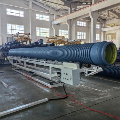 China High Speed Double Wall Corrugated Pipe Extrusion Line With 20CrMnTi Gear Material And PLC Control System for sale