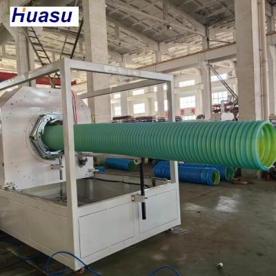 China 32-1600mm Diameter HDPE Corrugated Pipe Extruder Machine With Single Screw Technology for sale