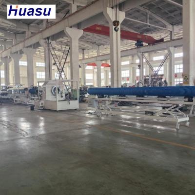 China Linha de extrusão de tubos corrugados de parede dupla de diâmetro 32-1600 mm com tomada online à venda
