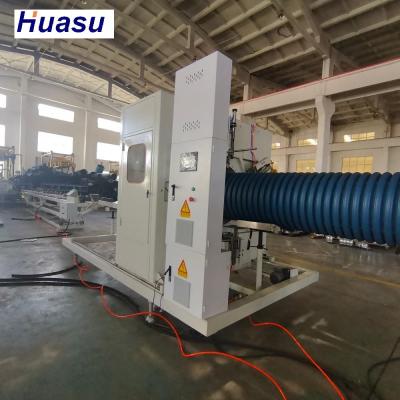 China Línea de extrusión de tuberías corrugadas de doble pared de 32-1600 mm de diámetro con modo de expansión en línea en venta