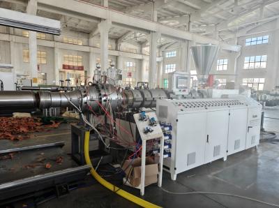 China Double Strands Drainage Plastic Pipe Production Line For Pvc for sale
