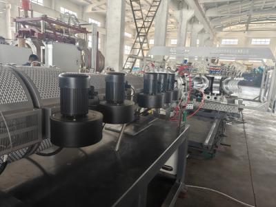 China Twin Screw Extruder Pvc Corrugated Pipe Manufacturing Line For Smooth Production for sale