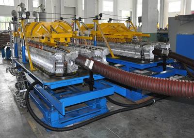 China High Speed Spiral Pipe Making Machine / PVC Pipe Production Line SBG 63-250 for sale