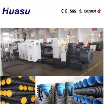China PLC Control Double Wall Corrugated Pipe Extrusion Line Featuring High Productivity Suitable for Underground Sewage Pipe Manufacturing Process for sale