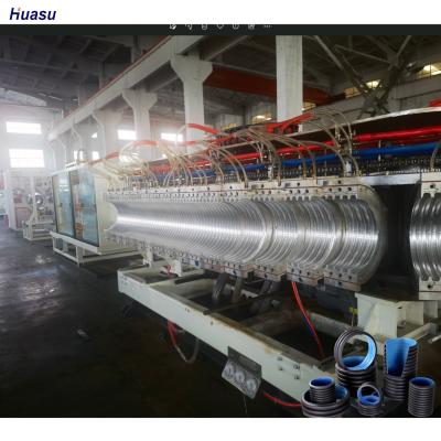 China Plastic Pipe Production Extrusion Line With Good Quality Corrugated Pipe Making Machine for sale
