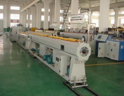 Китай Штрангпресс трубы Hdpe управлением OD250mm 75kw 450kg/H PLC продается