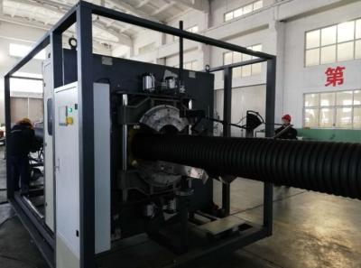 China OD 600mm Double Wall Corrugated HDPE Pipe Extrusion Line for sale