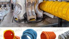 Special Shaped Plastic Corrugated Pipe Extrusion Line