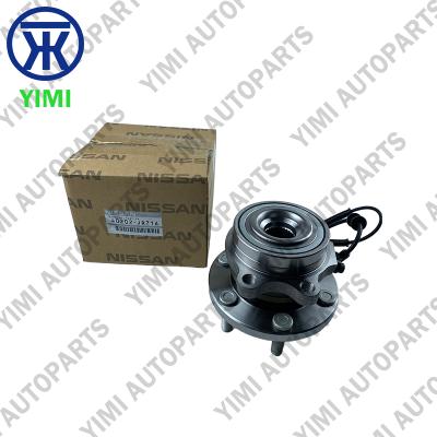 China Wheel Hub Unit with Sealed Double-Row Bearing 65# Steel Construction and Integrated ABS Tone Ring for Nissan Navara N40 4WD for sale