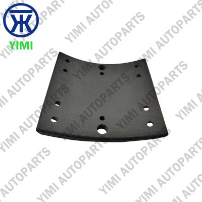 China OE Quality Brake Pad Set with Heavy-Duty Steel Backing and High-Quality Semi-Metallic Friction Material for JAC N120 Heavy Truck for sale
