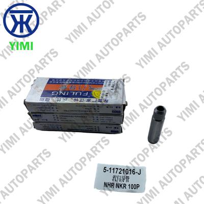China ISUZU Valve Guide 8mm Inner Diameter 50mm Length Precision Honed bore for 4JB1 4JA1 Engines OEM Standard for sale