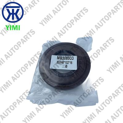 China Rear Hub Outer Oil Seal MB308933 for Mitsubishi Fuso Canter — 46×102×10/16mm NBR Spring-loaded Dust lip Design for sale