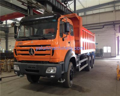 China 30ton load 6x4 10 wheel dump truck Beiben tipper truck for Africa for sale