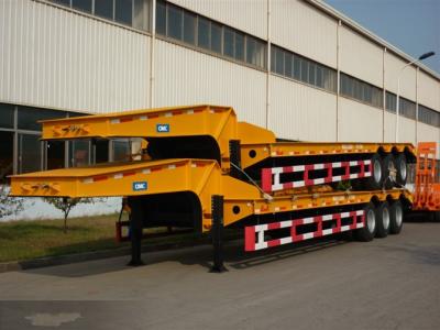 China Good price low boy trailer 3 axles low loader semi trailer on sale for sale