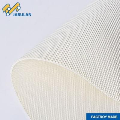 China Diamond Pattern White PVC Conveyor Belting 3mm Thick Food Grade Anti Slip for sale