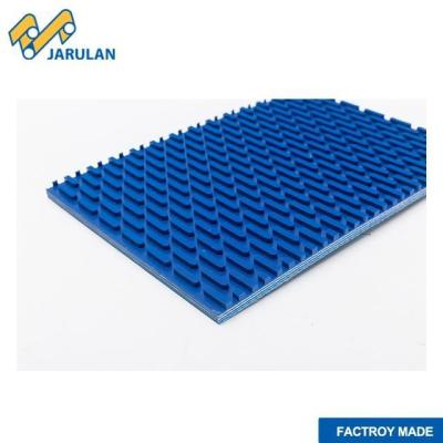 Cina Cintura di trasporto di superficie di capsule di colore blu in PVC in vendita