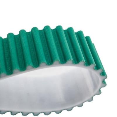 Китай HTD5M PAZ Зелёный PU открытый временной ремень с нейлоновыми зубами продается