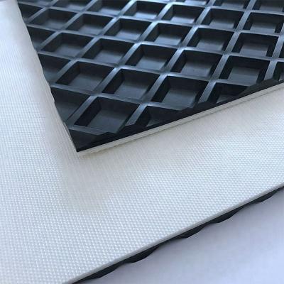 China 9.0mm PVC Checker Rhombus Conveyor Belt Custom Color For Wood Processing for sale