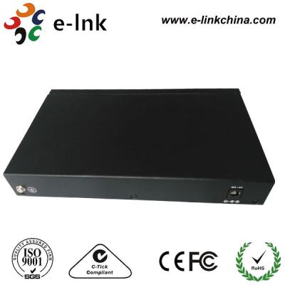 China Unmanaged Gigabit Ethernet Fiber Optic Hub Switch Multimode / Single Mode for sale