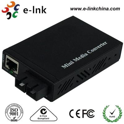 China SC Gigabit Fiber Optic Ethernet Media Converter For IP Cameras Multi Mode for sale