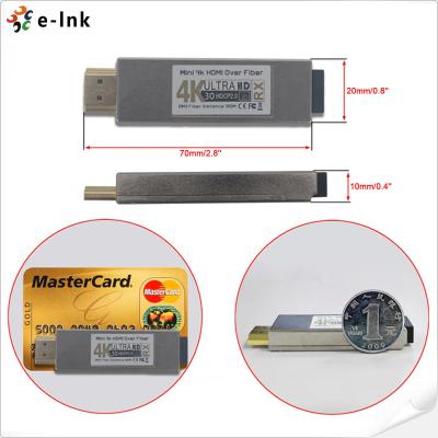 China LPCM 4K HDMI Optical Transceiver OM3 Multi Mode Fiber Transmitter Receiver for sale