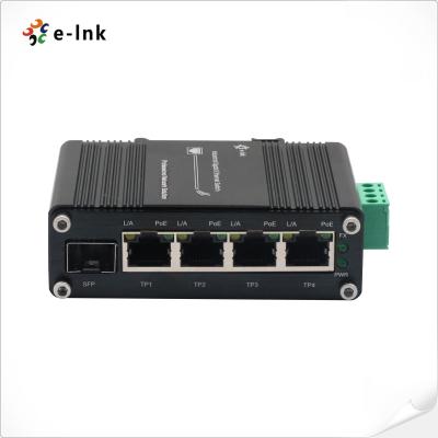 Cina Mini Industrial Ethernet Switch con porte SFP 4×10/100/1000T PoE+1×100/1000X in vendita