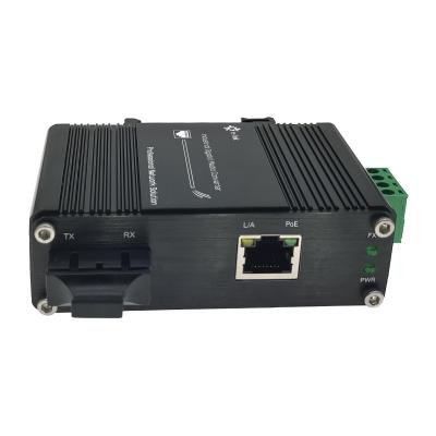 Cina Microconvertitore multimediale industriale con porte PoE+ da 100BASE-FX a 10/100BASE-T da 30W in vendita