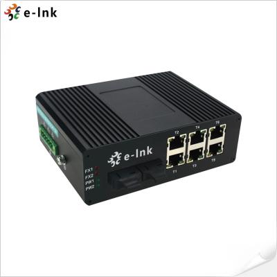 Cina Interruttore Ethernet a 6 porte industriale 10/100Base-T + 2 porte 100BASE-FX in vendita