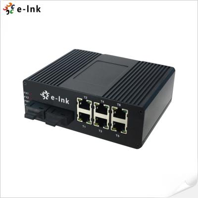 Cina Interruttore Ethernet a 6 porte industriale 10/100Base-T + 2 porte 100BASE-FX in vendita