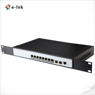 중국 L2+ 8-포트 10/100/1000T 및 2-포트 100/1000X SFP 관리 이더넷 스위치 판매용