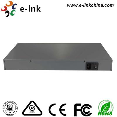 Cina Base del porto 1000 della base-t 2 del porto diretta SFP/RJ45 10/100/1000 del commutatore di rete 24 in vendita