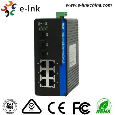 China 6 Hafen gehandhabte industrielle Ethernet-Medien Converterr mit 3 1000 Basis - Häfen X SFP zu verkaufen