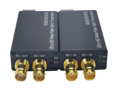 China Mini 24G-SDI to Fiber Converter with 2 x 12G-SDI 1*LC fiber for sale