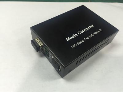 China 10G SFP + Ports Fiber Ethernet Media Converter not including SFP+ Modules for sale