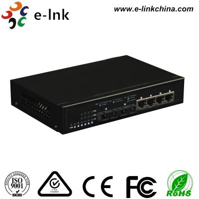 Cina Base industriale del commutatore 2x1000 di POE di Ethernet del livello di entrata - base di FX 4x10/100/1000 - T (X) in vendita