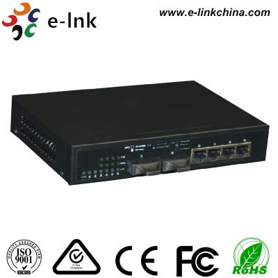 Cina Base industriale del commutatore 2x1000 di POE di Ethernet del livello di entrata - base di FX 4x10/100/1000 - T (X) in vendita