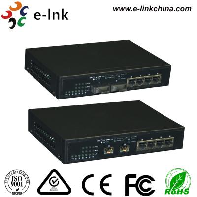 Cina Base industriale del commutatore 2x1000 di POE di Ethernet del livello di entrata - base di FX 4x10/100/1000 - T (X) in vendita